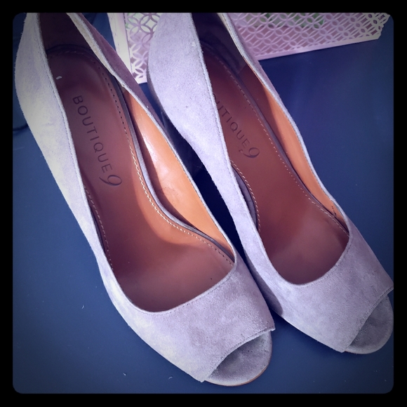Boutique 9 Shoes Peep Toe Pumps Poshmark 2684